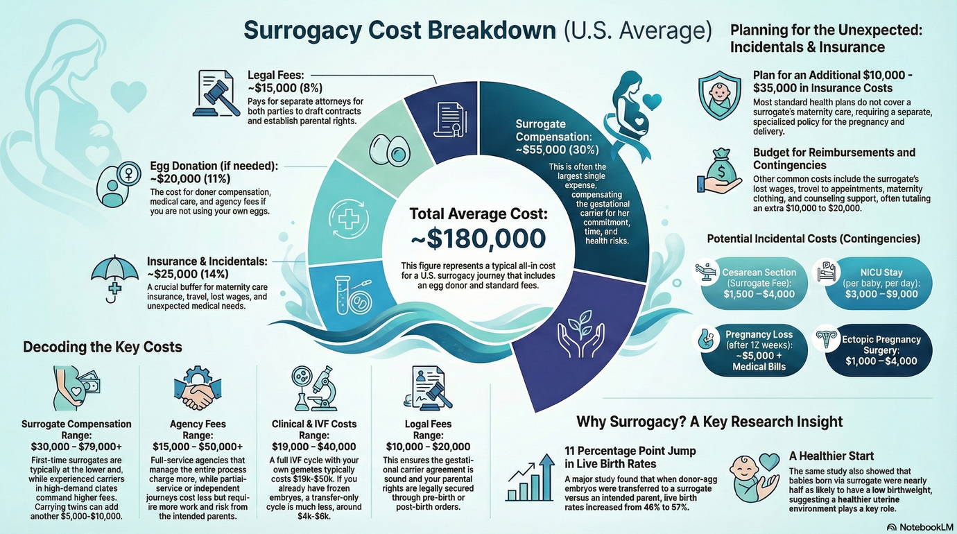 Surrogacy Costs 2026: Complete Breakdown & Financing Options