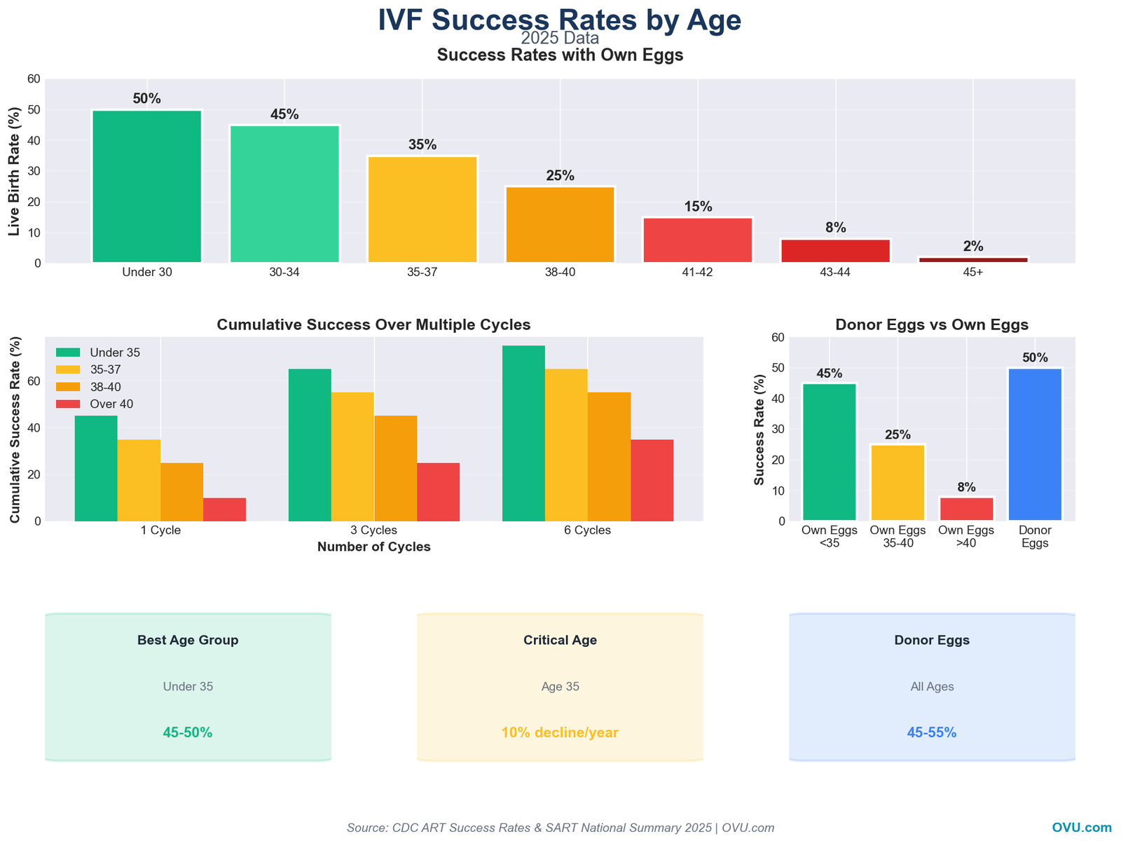 IVF Success Rates by Age: Complete 2025 Data Guide
